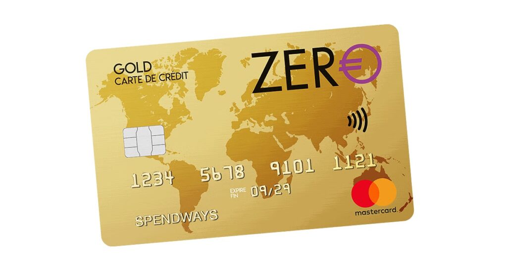 » Carte ZERO Gold Mastercard d’Advanzia Bank